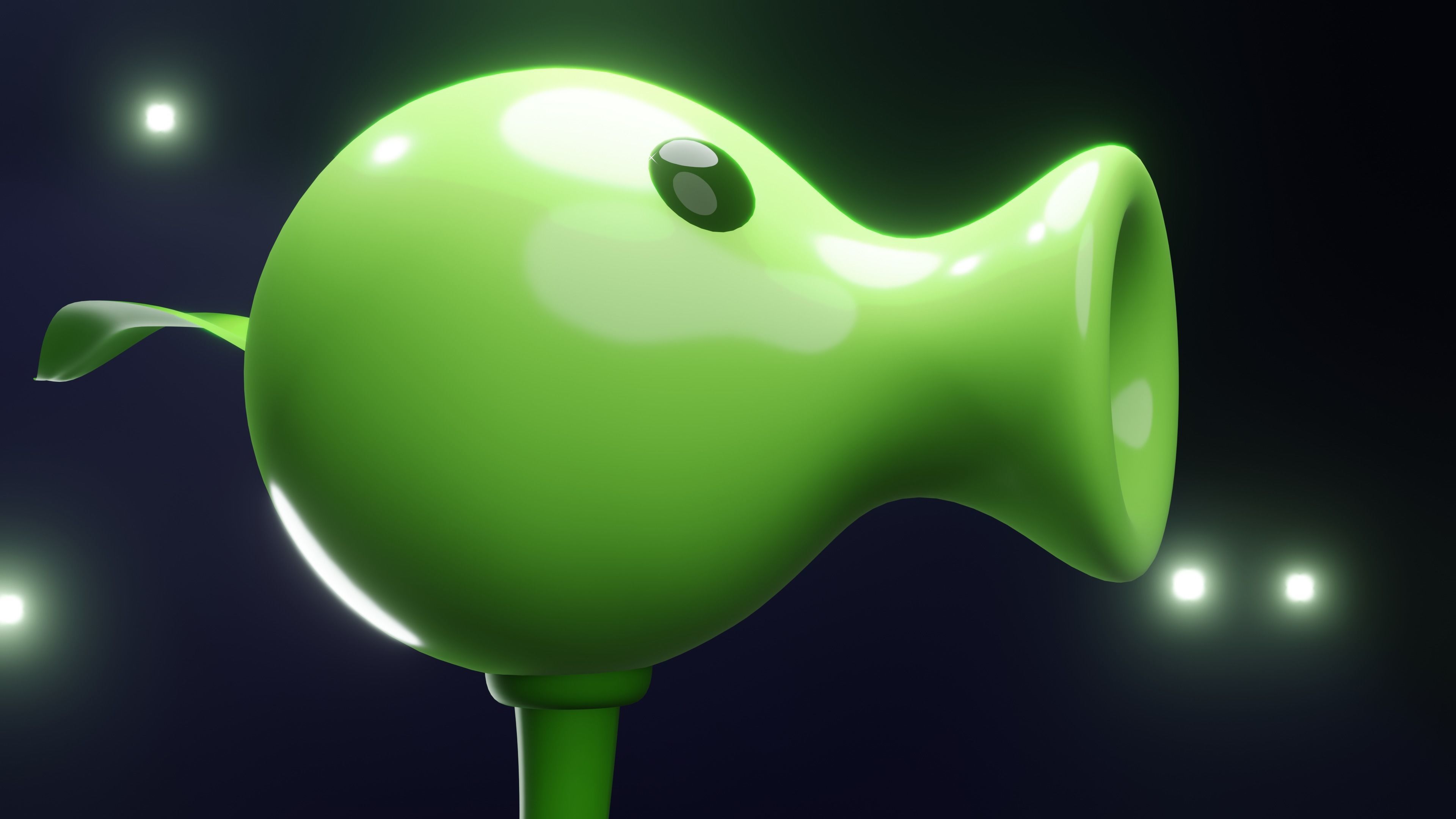 3D model PVZ Peashooter VR / AR / low-poly | CGTrader
