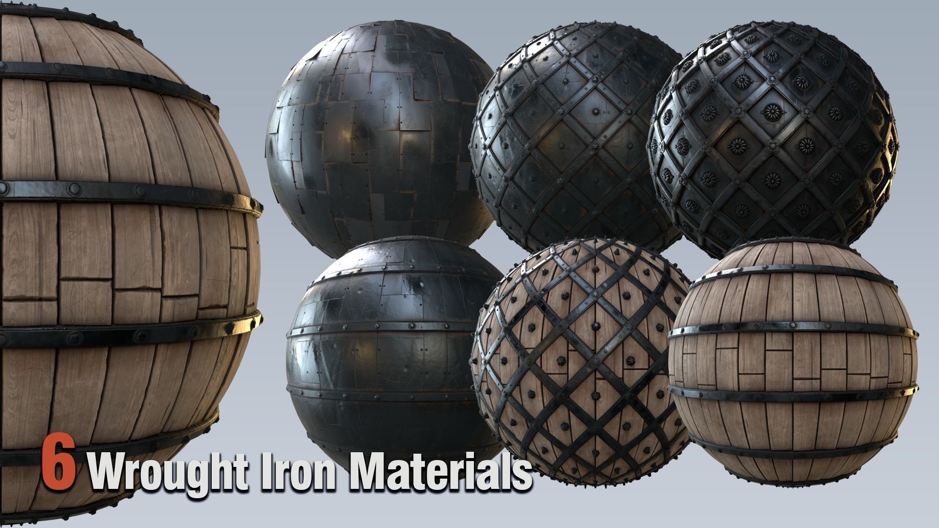 6 Wrought Iron Materials Texture | CGTrader