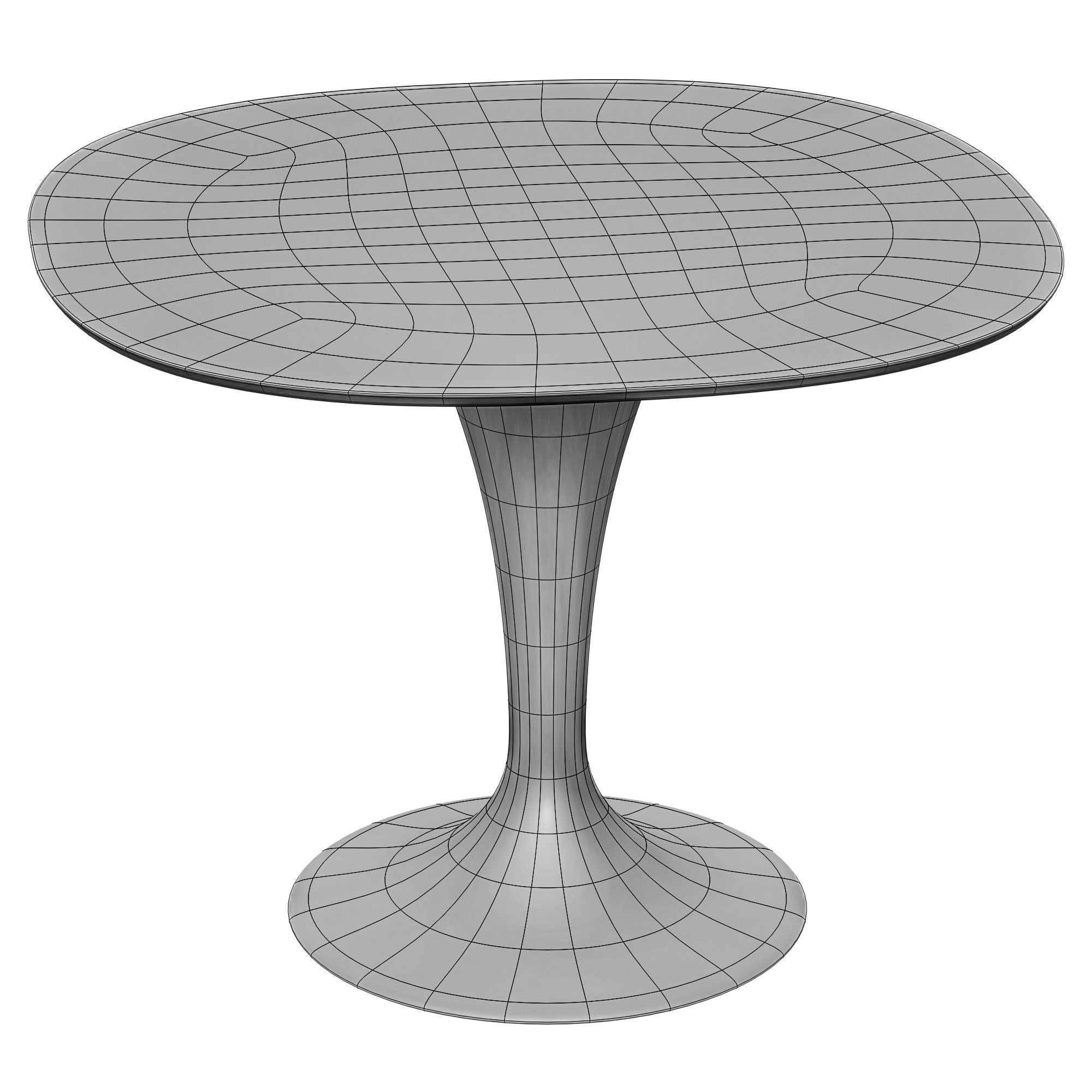 Flute shaped sovet table 3D model | CGTrader