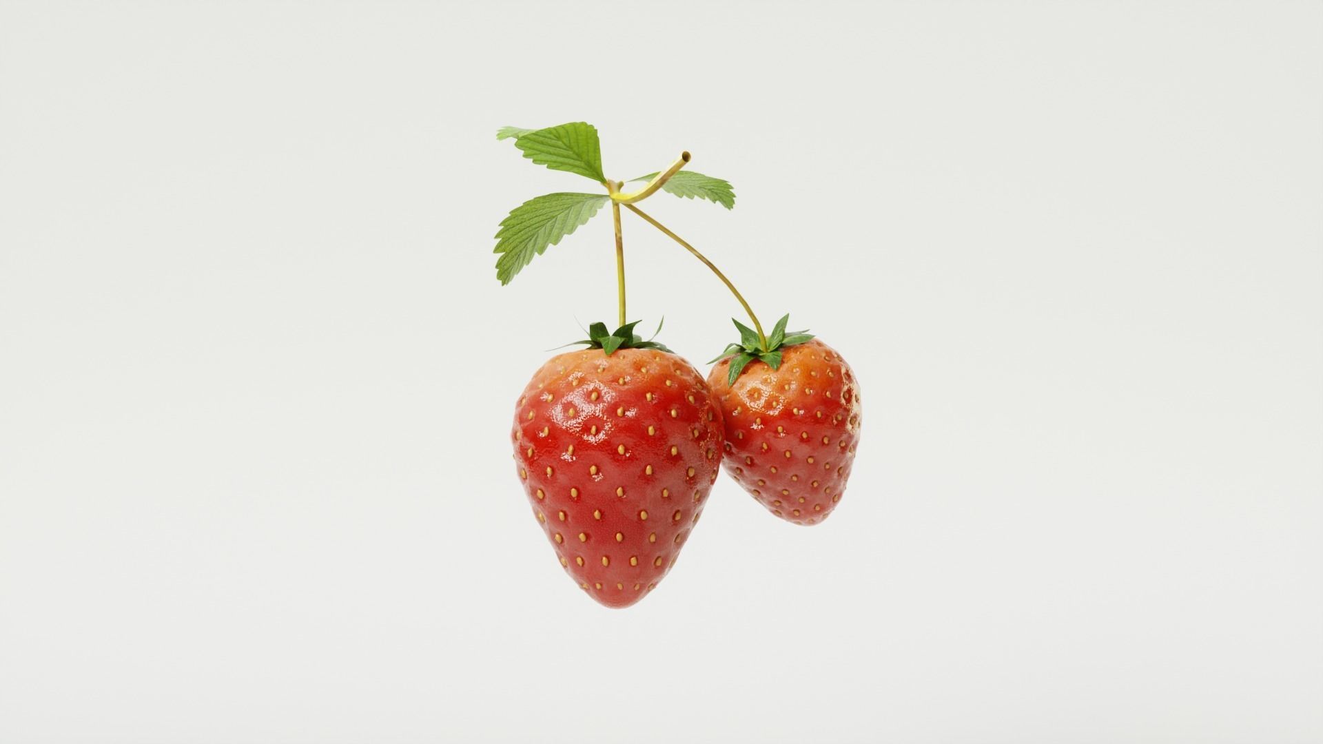 STRAW BERRY 3D model | CGTrader