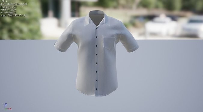 3D model Shirt on table VR / AR / low-poly | CGTrader