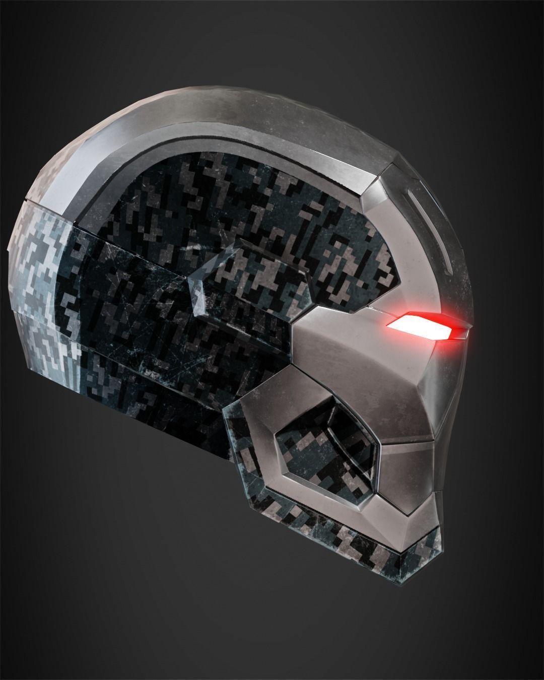 War Machine Helmet for Cosplay 3D model 3D printable | CGTrader