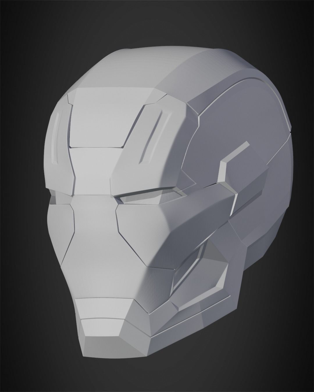 War Machine Helmet for Cosplay 3D model 3D printable | CGTrader