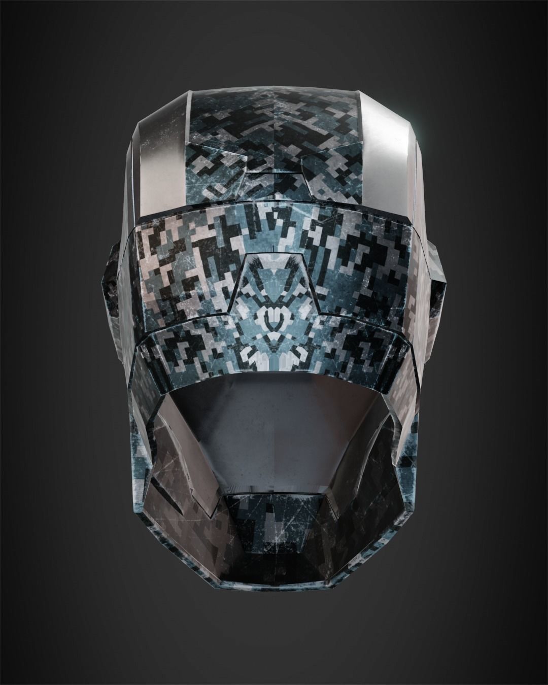 War Machine Helmet for Cosplay 3D model 3D printable | CGTrader