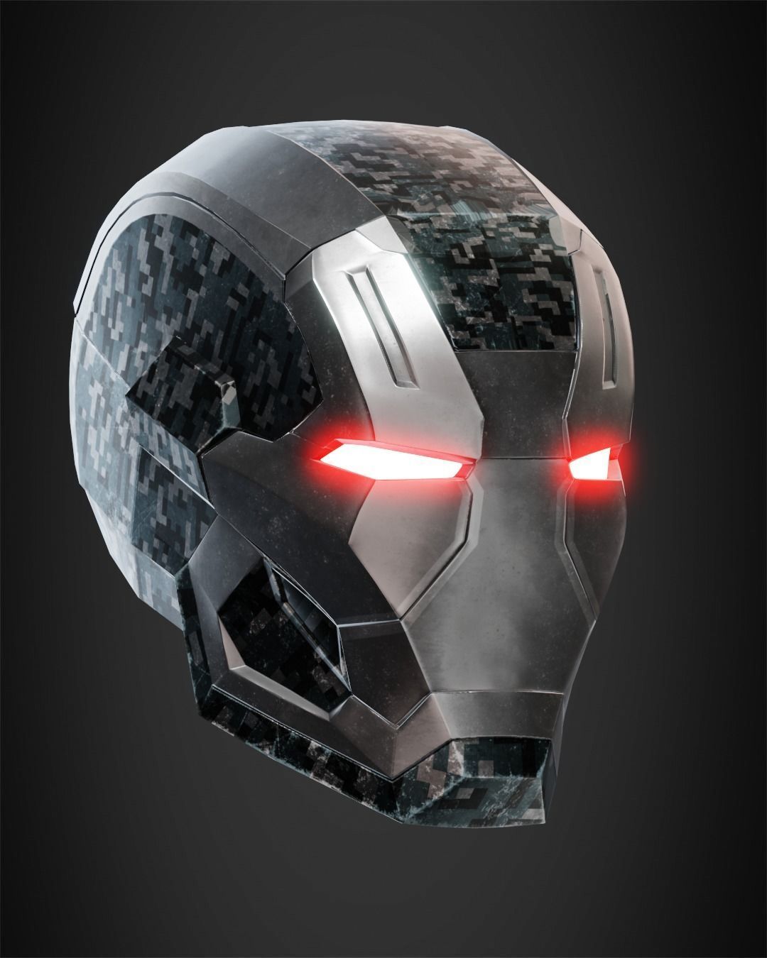 War Machine Helmet for Cosplay 3D model 3D printable | CGTrader