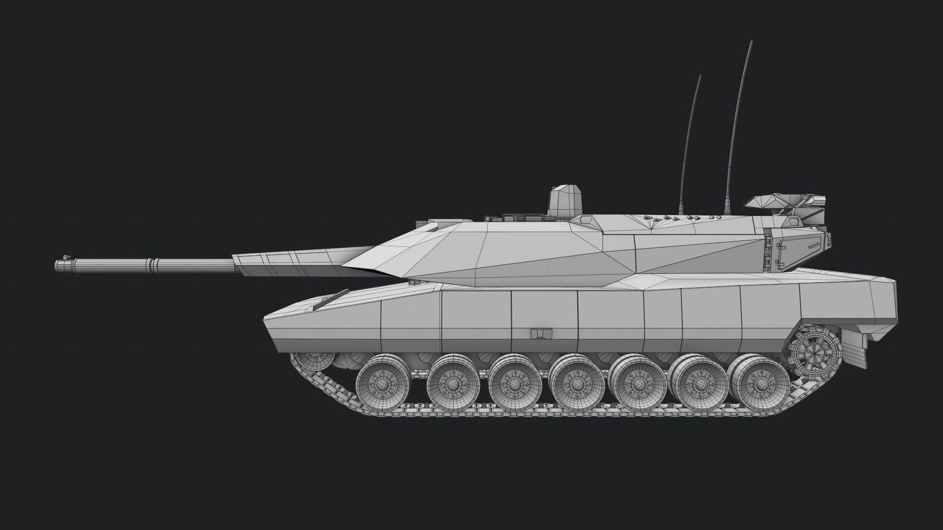 3D model KF51 Panther VR / AR / low-poly | CGTrader