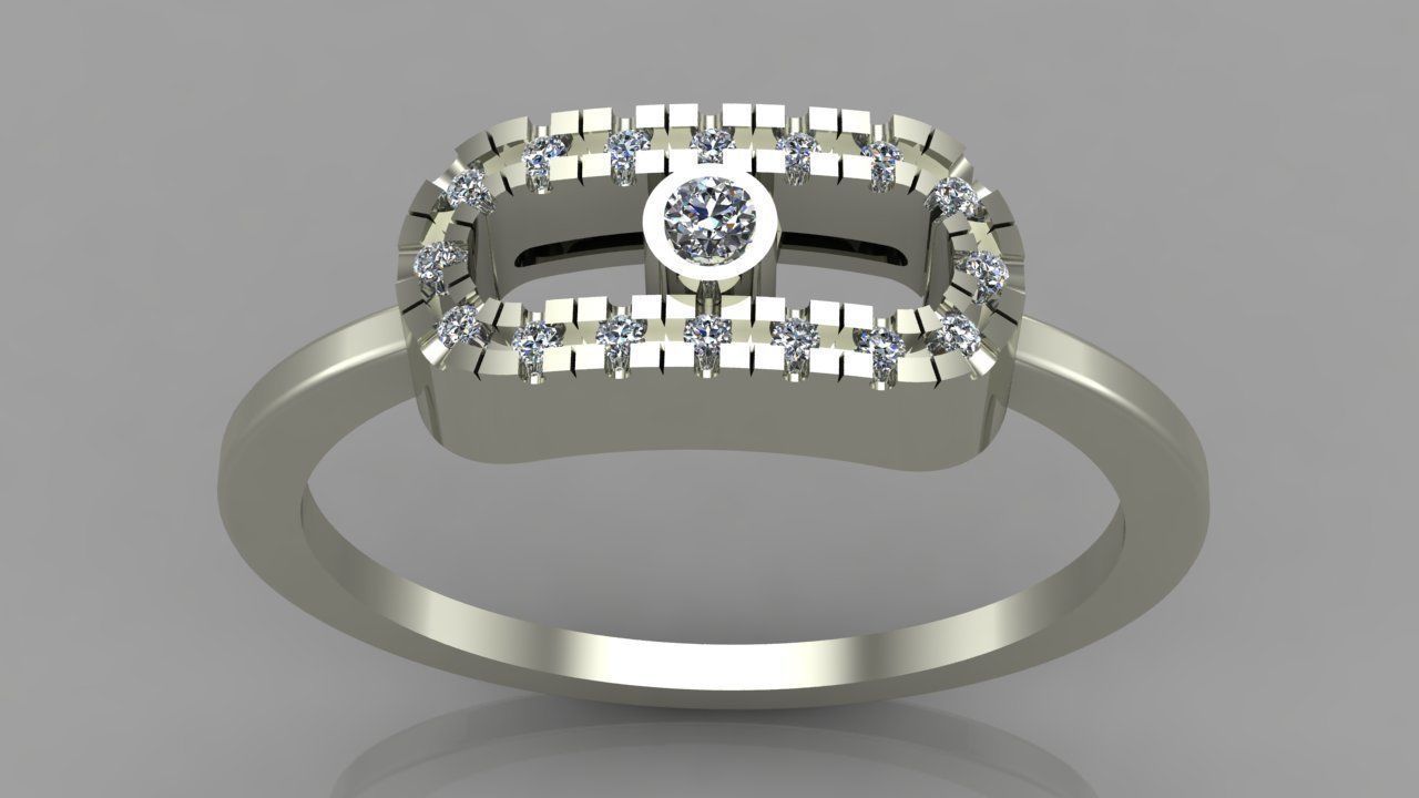 MESSIKA MOVABLE RING 3D model 3D printable | CGTrader