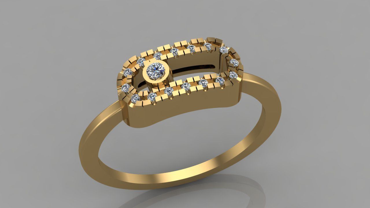 MESSIKA MOVABLE RING 3D model 3D printable | CGTrader