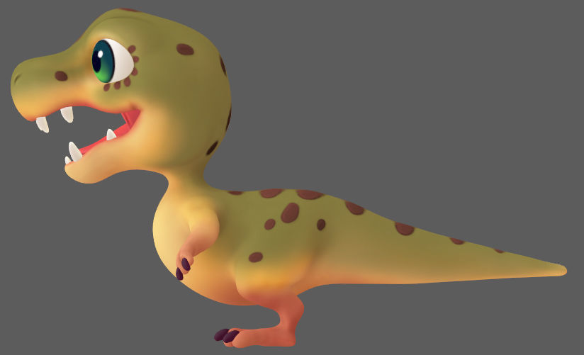 Baby Trex 3D model | CGTrader