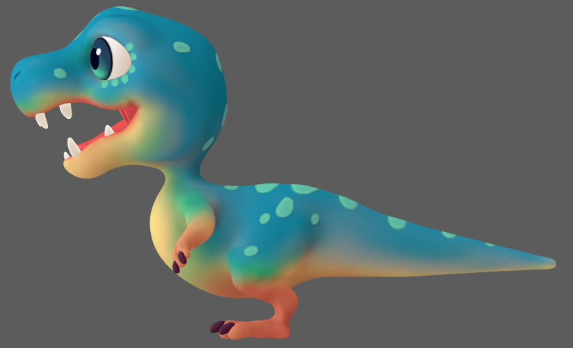 Baby Trex 3D model | CGTrader