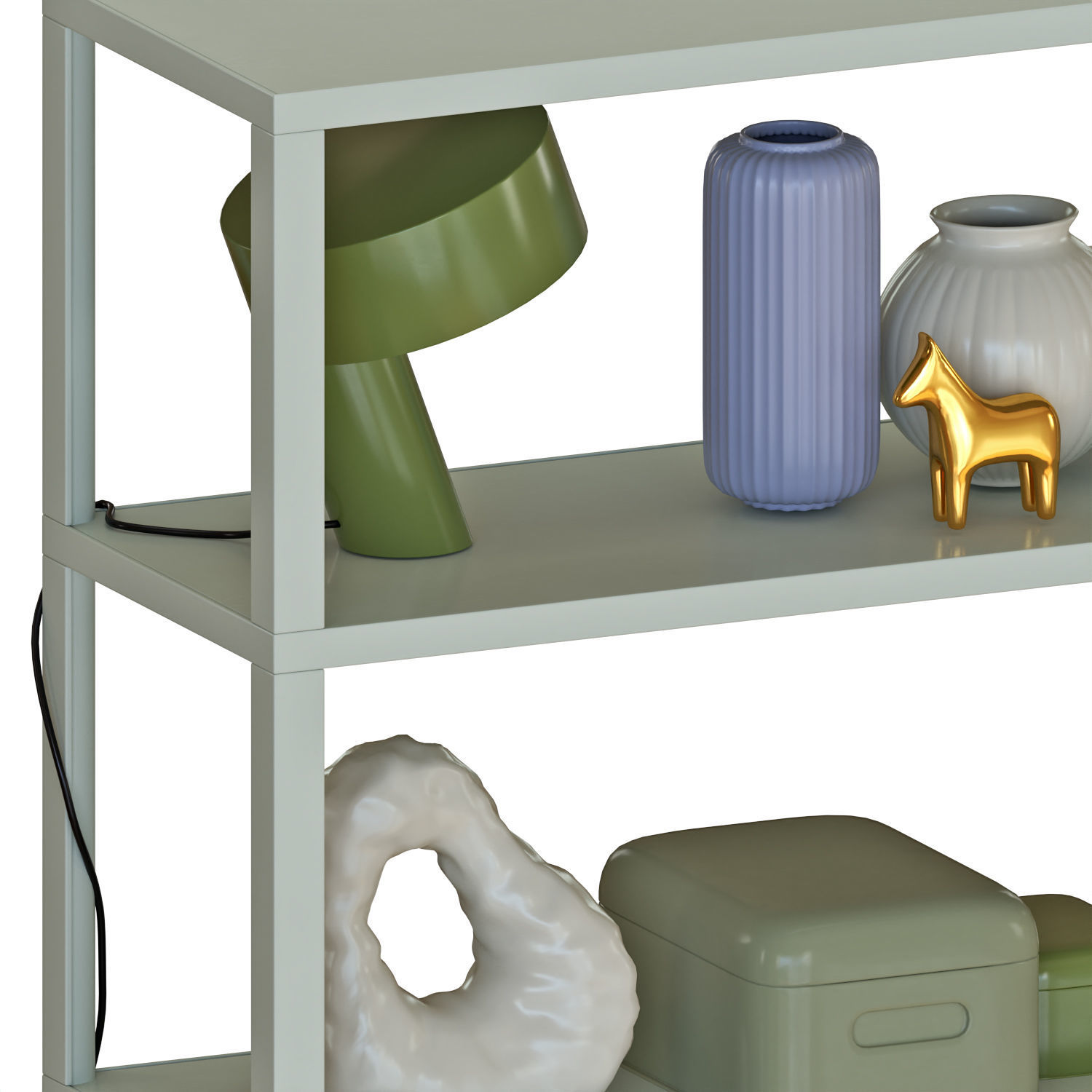 Hay New Order Bookshelf Low Single 3D model | CGTrader