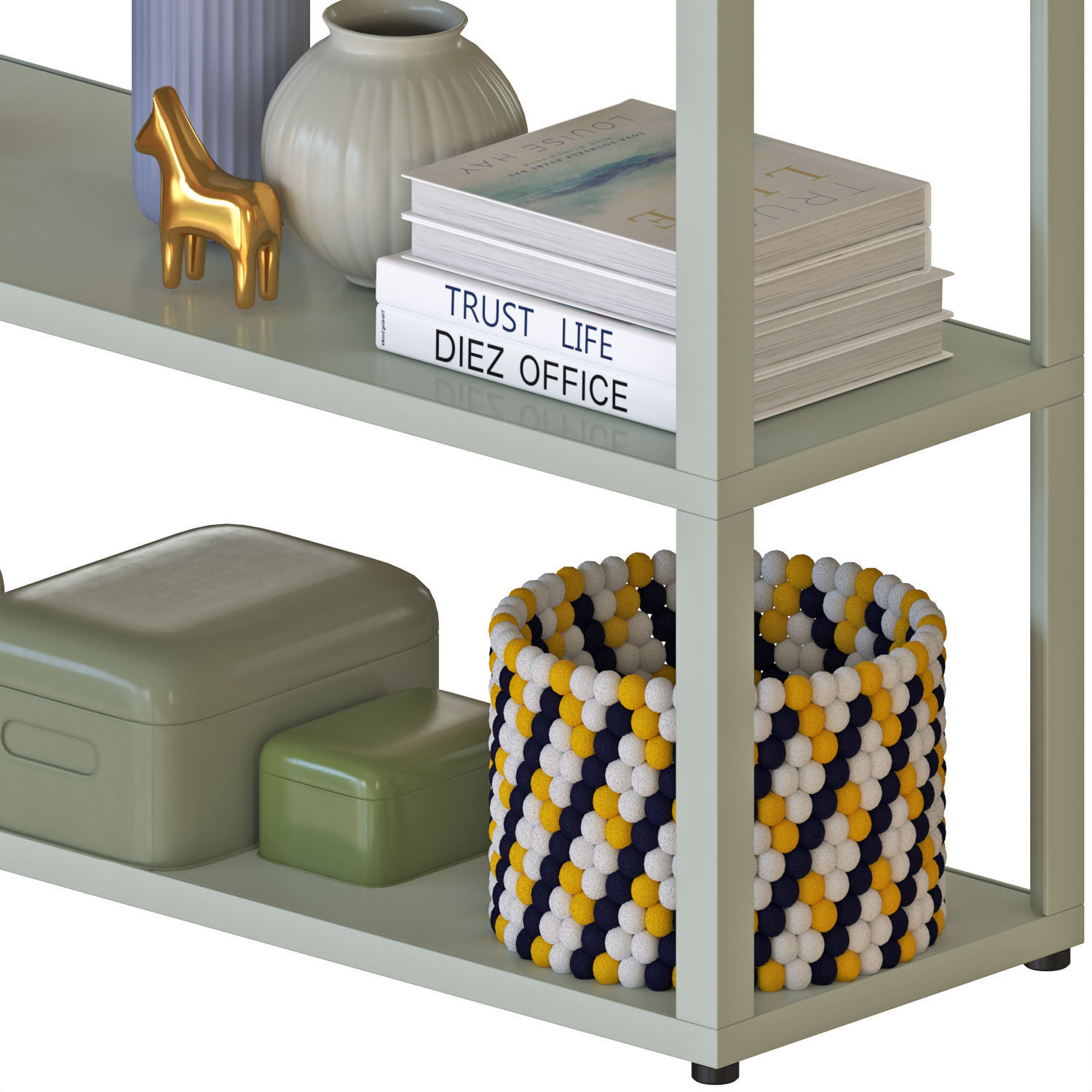 Hay New Order Bookshelf Low Single 3D model | CGTrader