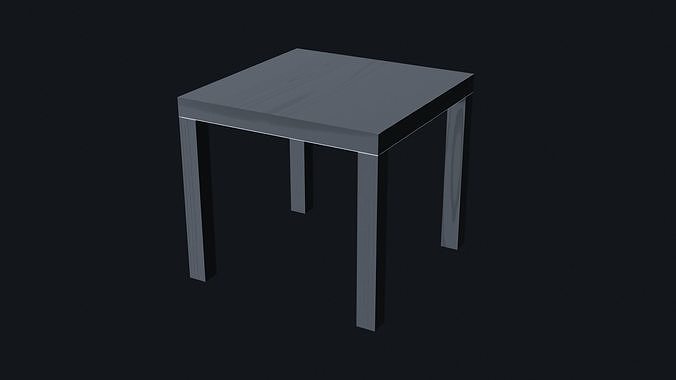 3D model CoffeTabel 55x55 VR / AR / low-poly | CGTrader