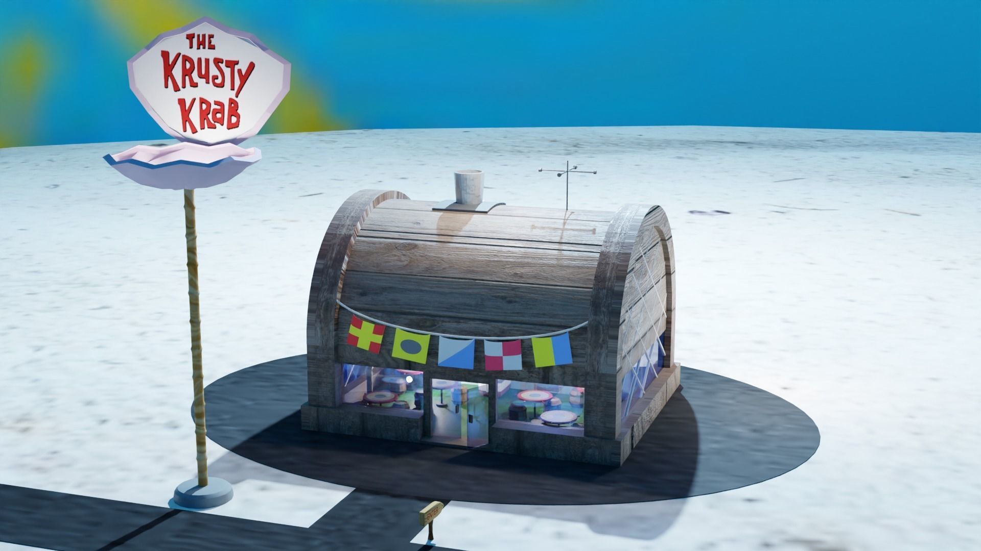 3D model Krusty Krab VR / AR / low-poly | CGTrader