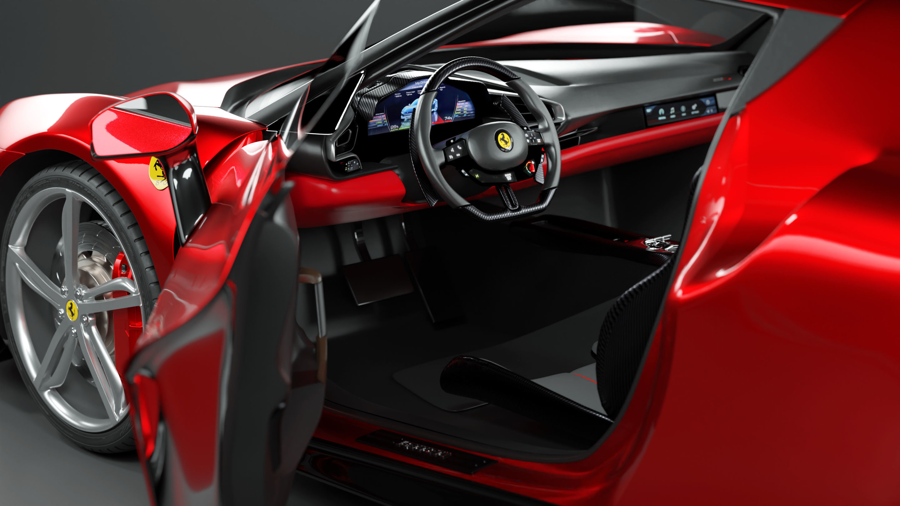 Ferrari 296 GTB 3D model | CGTrader