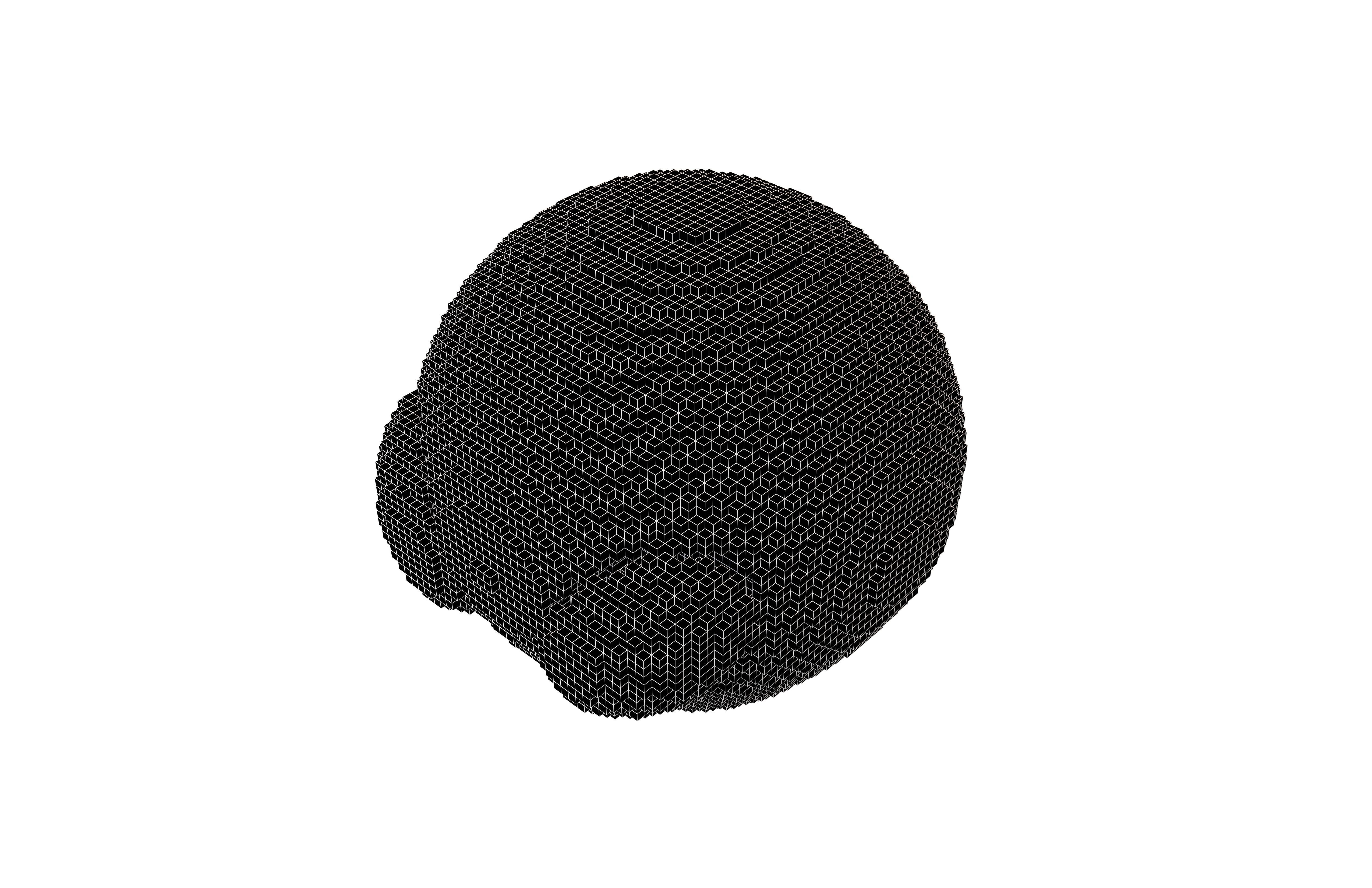 3D model Voxel Alien Head v1 003 VR / AR / low-poly | CGTrader