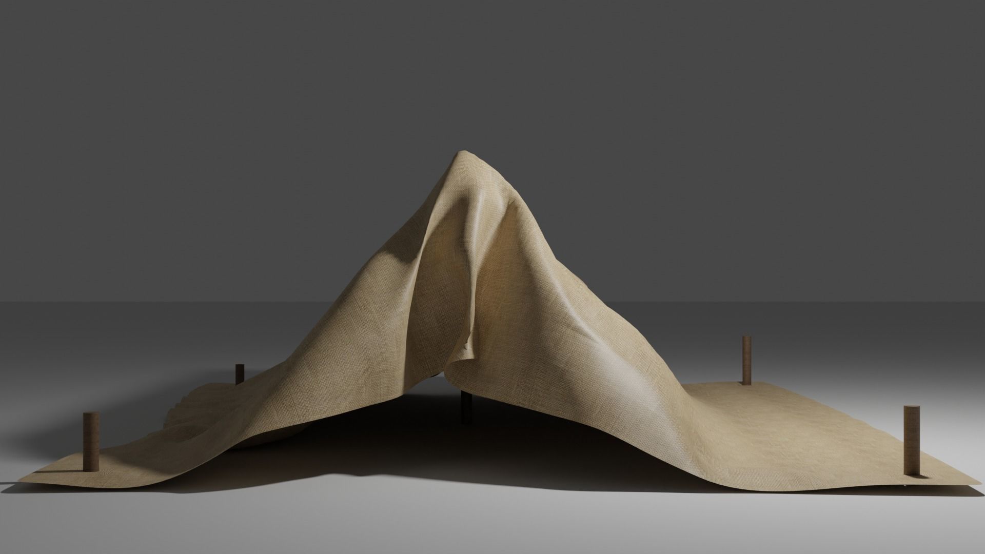3D model wild west tent low-poly game ready VR / AR / low-poly | CGTrader