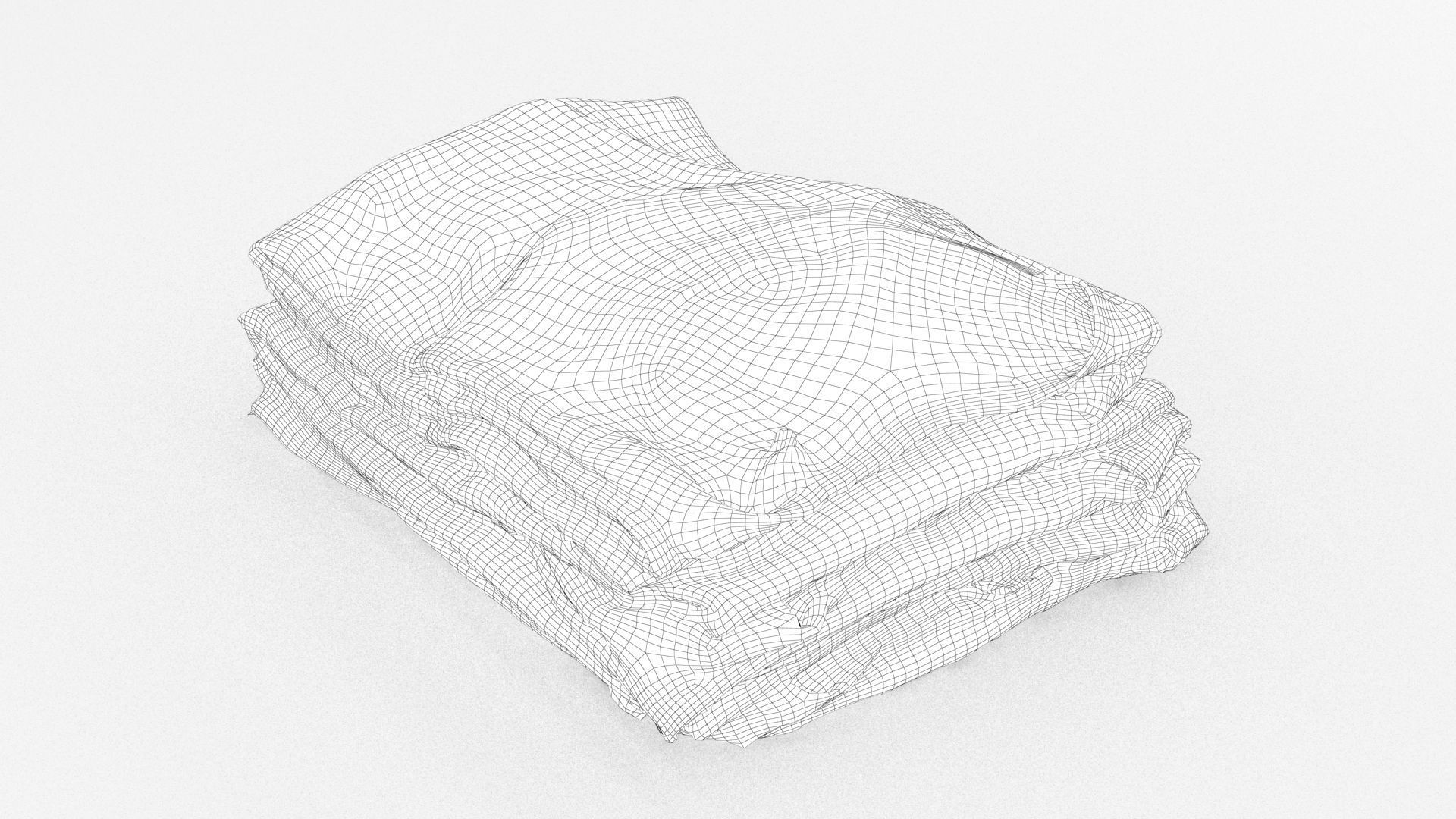 3D model Folded T-Shirt Pile VR / AR / low-poly | CGTrader