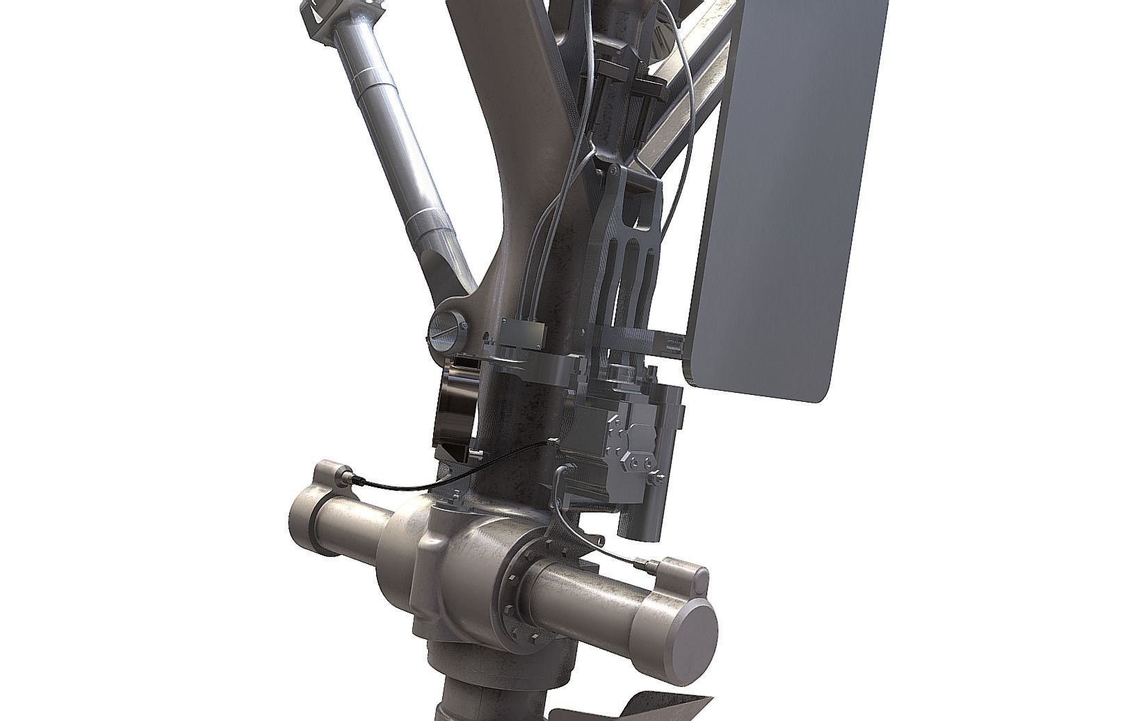 3D model A320 Nose Landing Gear NLG 3d model VR / AR / low-poly | CGTrader