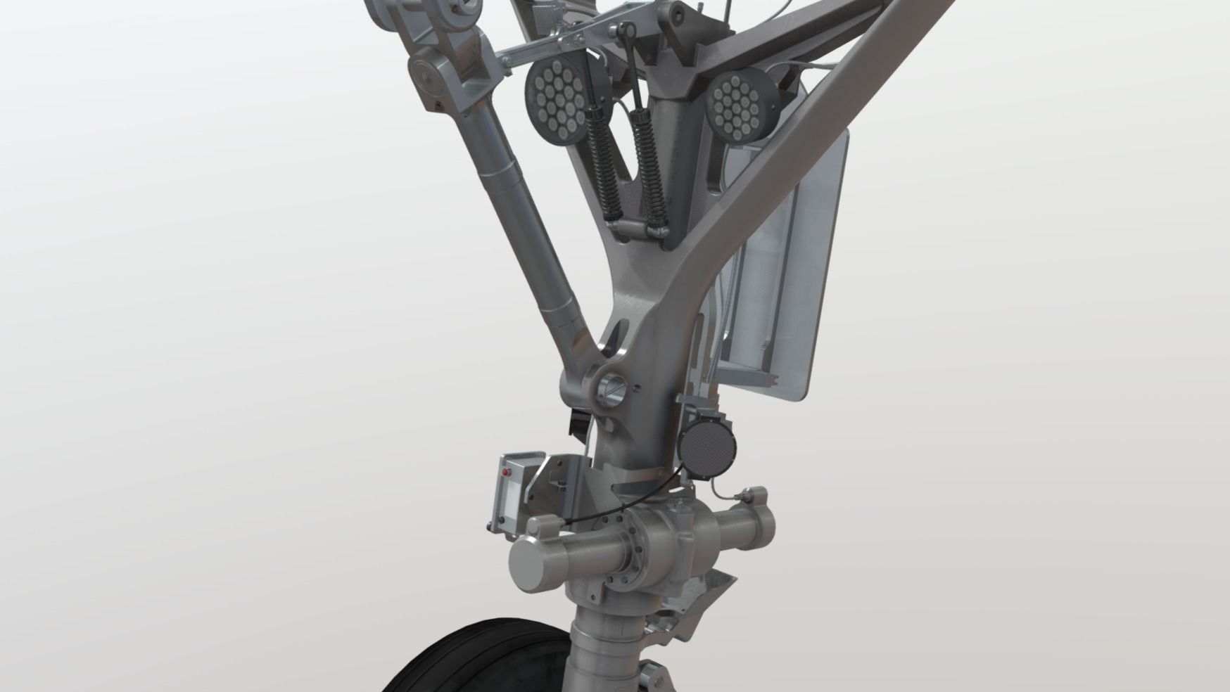 3D model A320 Nose Landing Gear NLG 3d model VR / AR / low-poly | CGTrader