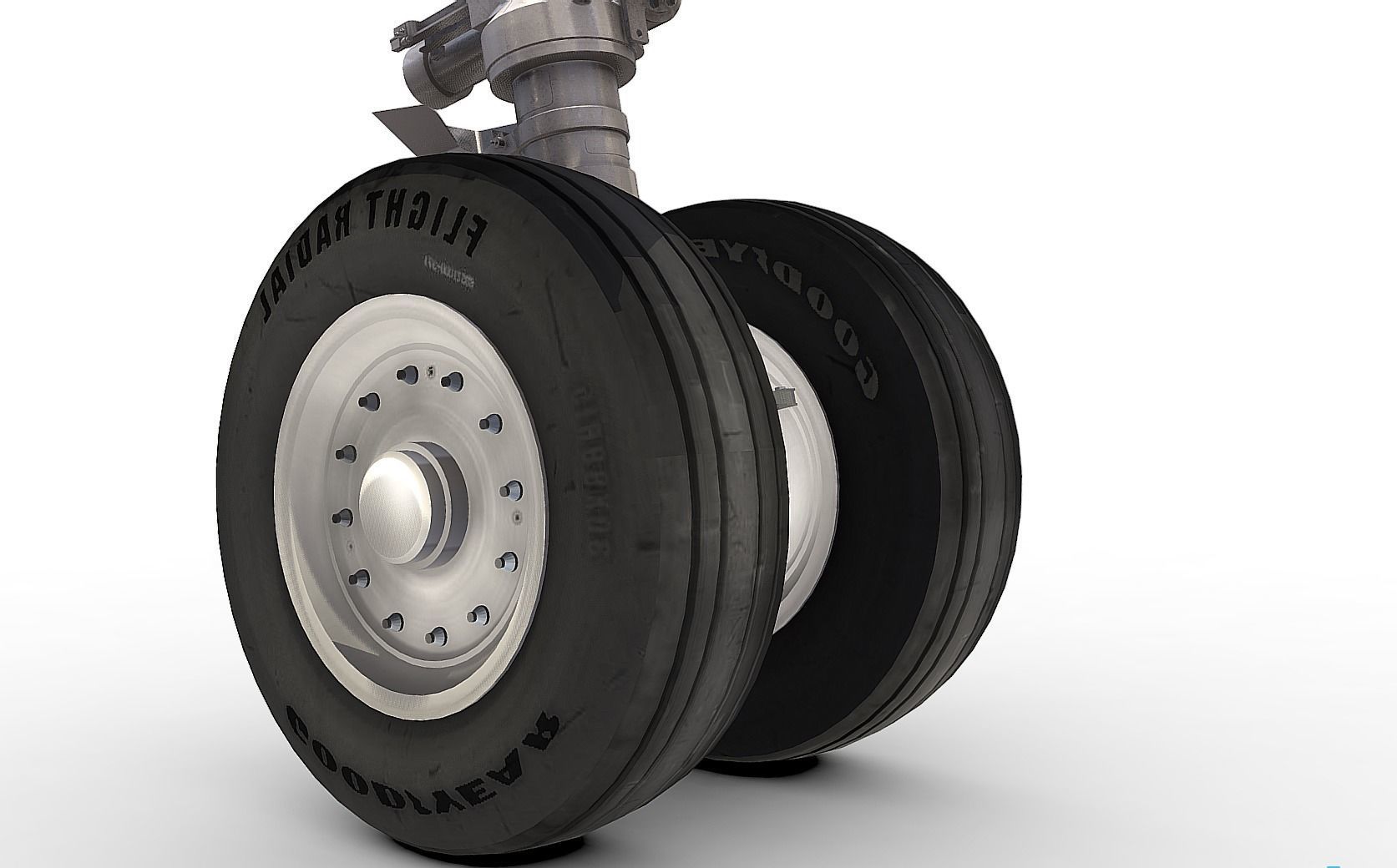 3D model A320 Nose Landing Gear NLG 3d model VR / AR / low-poly | CGTrader