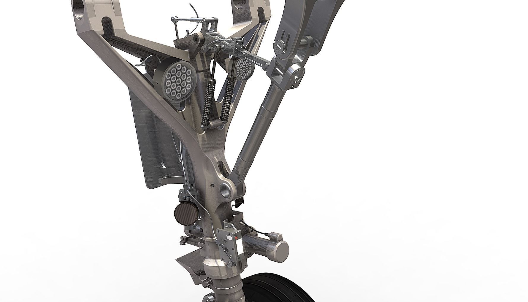 3D model A320 Nose Landing Gear NLG 3d model VR / AR / low-poly | CGTrader