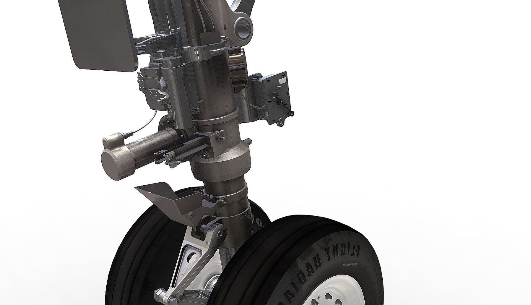 3D model A320 Nose Landing Gear NLG 3d model VR / AR / low-poly | CGTrader