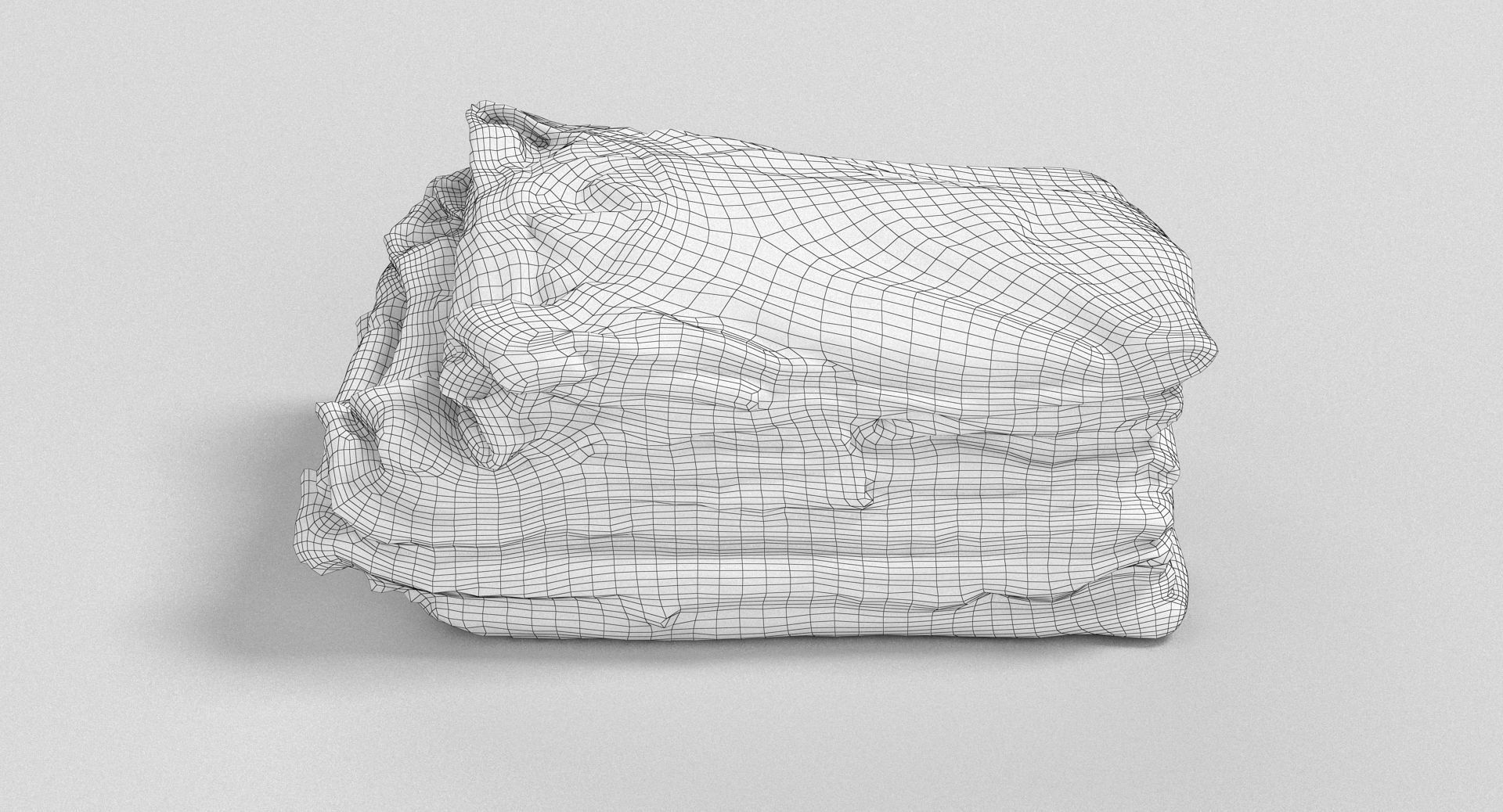 Folded T-Shirt Pile 3D model | CGTrader