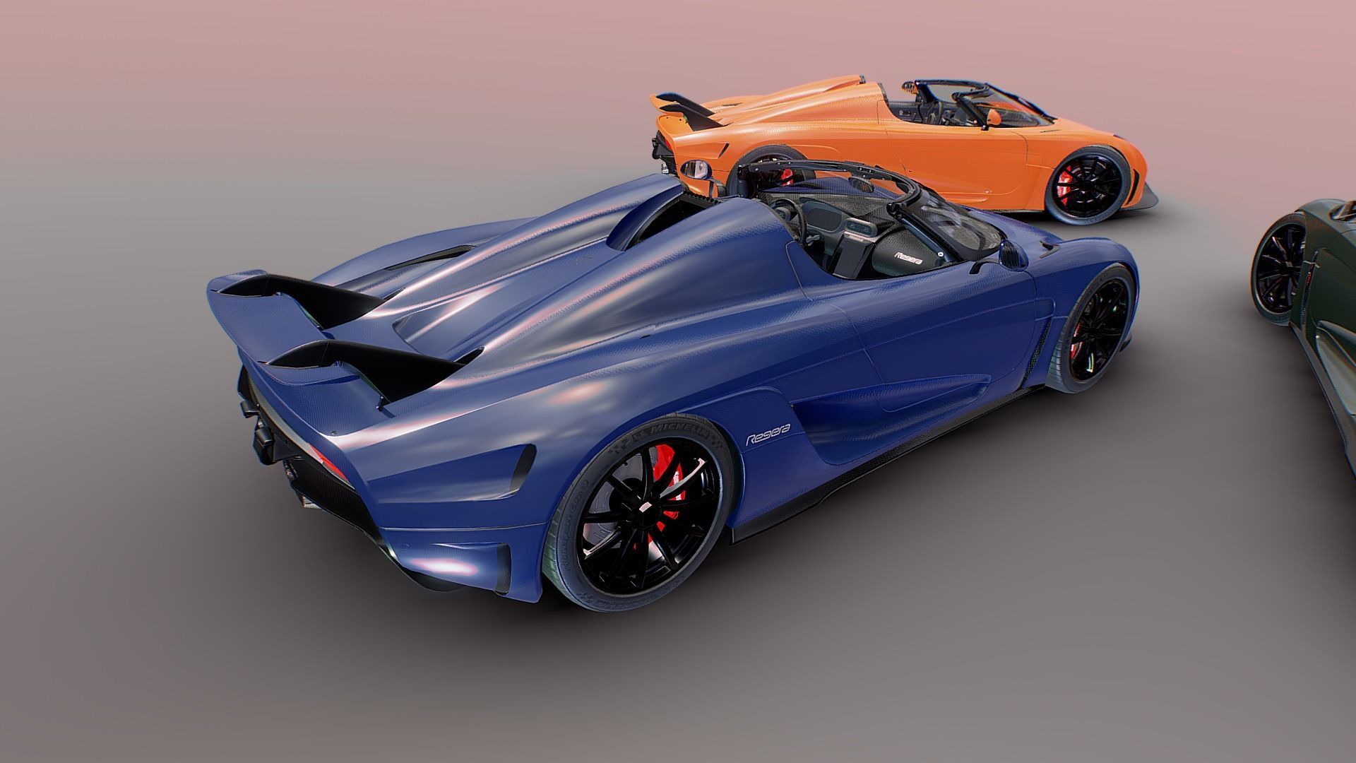 Regera pack 3D model rigged | CGTrader
