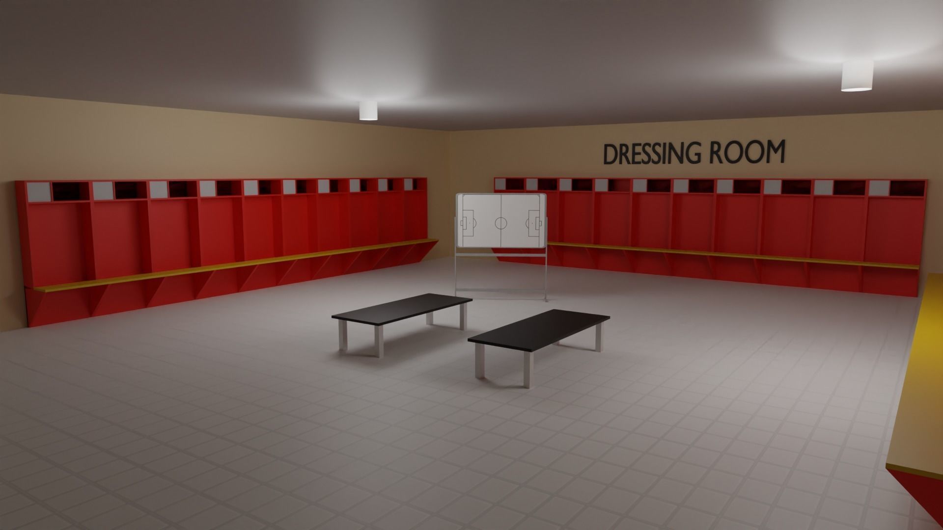 3D model Football Stadium and Interiors VR / AR / low-poly | CGTrader