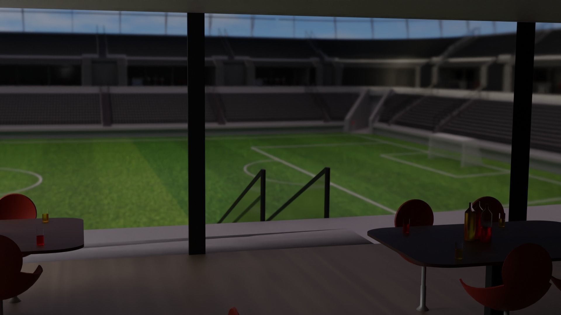 3D model Football Stadium and Interiors VR / AR / low-poly | CGTrader
