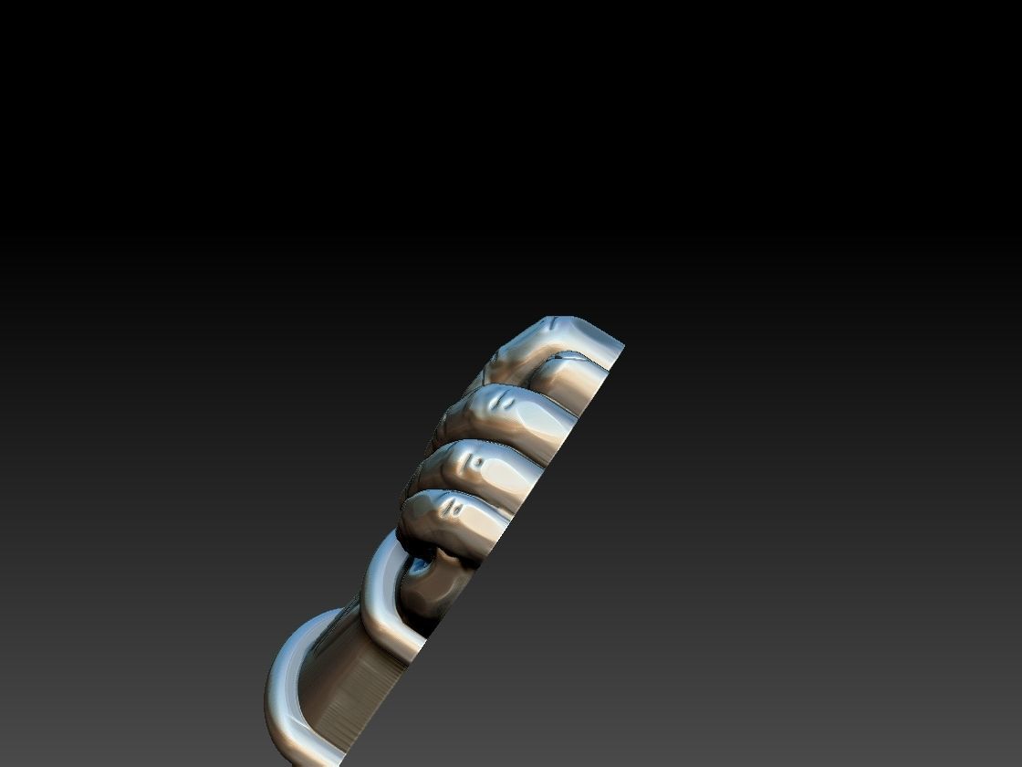 Fig Hand Sign 3D model 3D printable | CGTrader