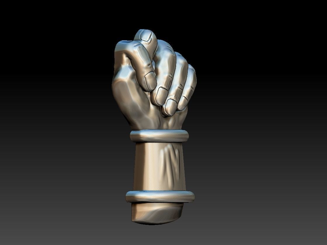 Fig Hand Sign 3D model 3D printable | CGTrader