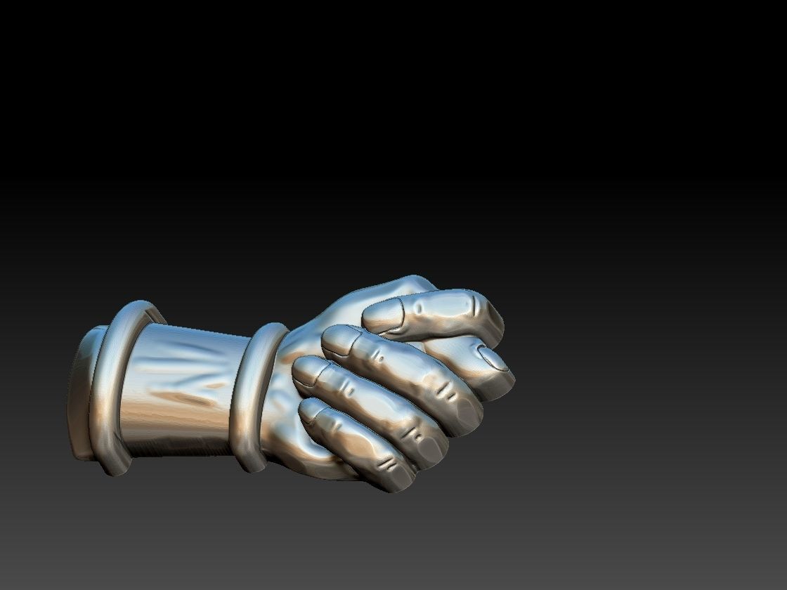 Fig Hand Sign 3D model 3D printable | CGTrader