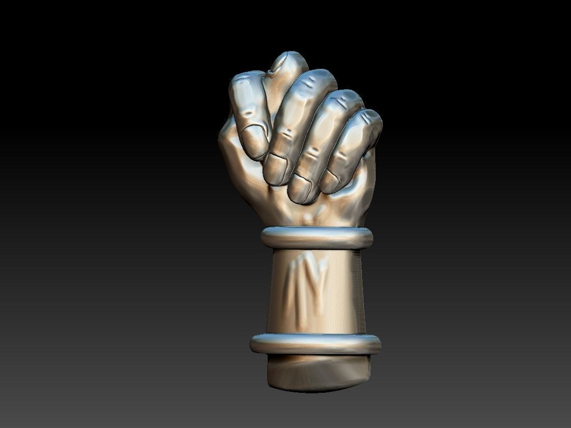 Fig Hand Sign 3D model 3D printable | CGTrader