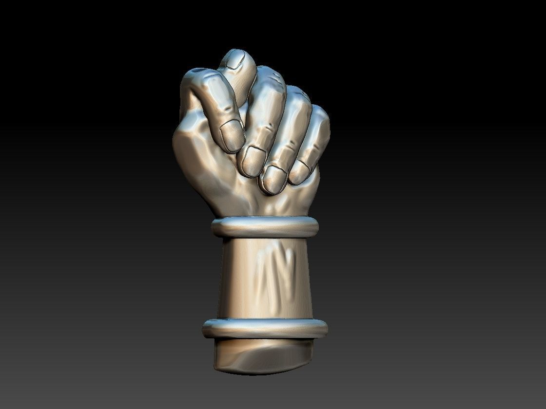 Fig Hand Sign 3D model 3D printable | CGTrader