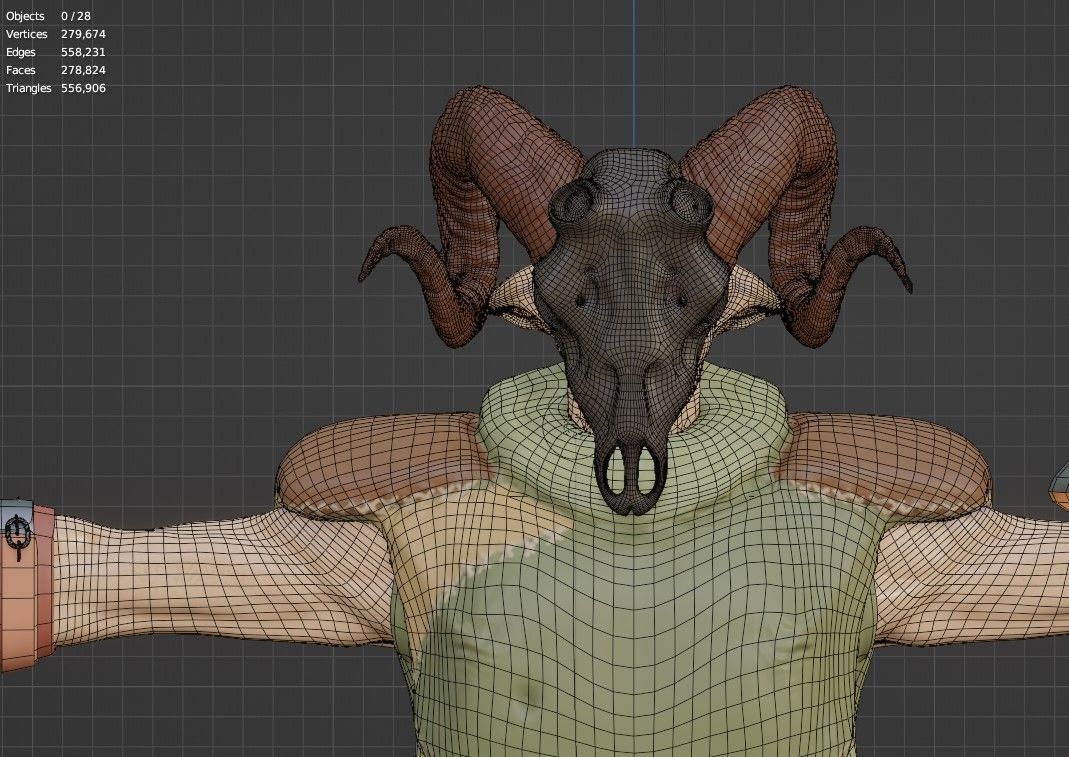 Satyr Character 3D model | CGTrader