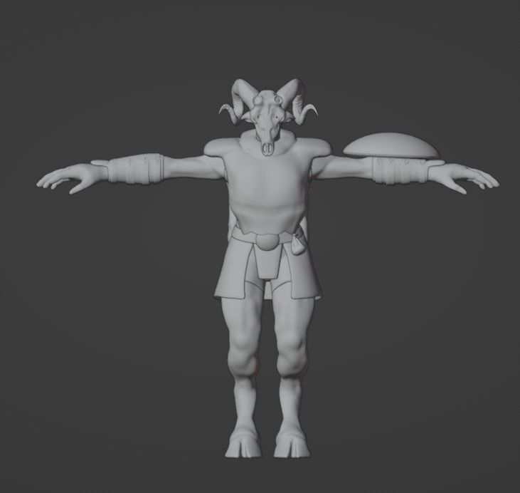 Satyr Character 3D model | CGTrader