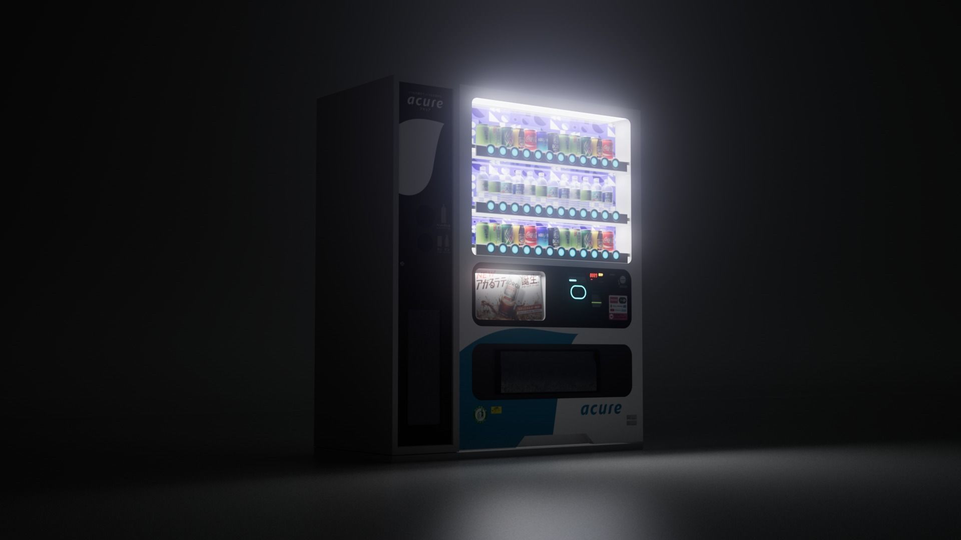 3D model Vending Machine VR / AR / low-poly | CGTrader