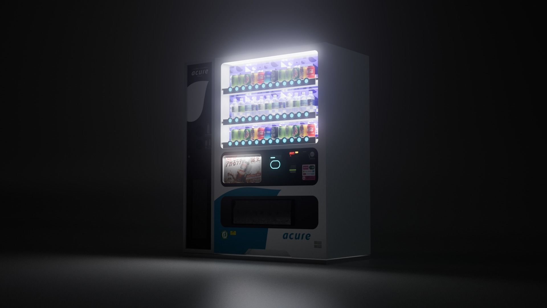3D model Vending Machine VR / AR / low-poly | CGTrader