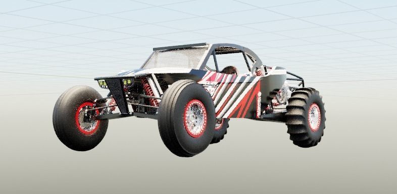 3D model Tatum Motorsports Dragon 2 seat sand car VR / AR / low-poly ...