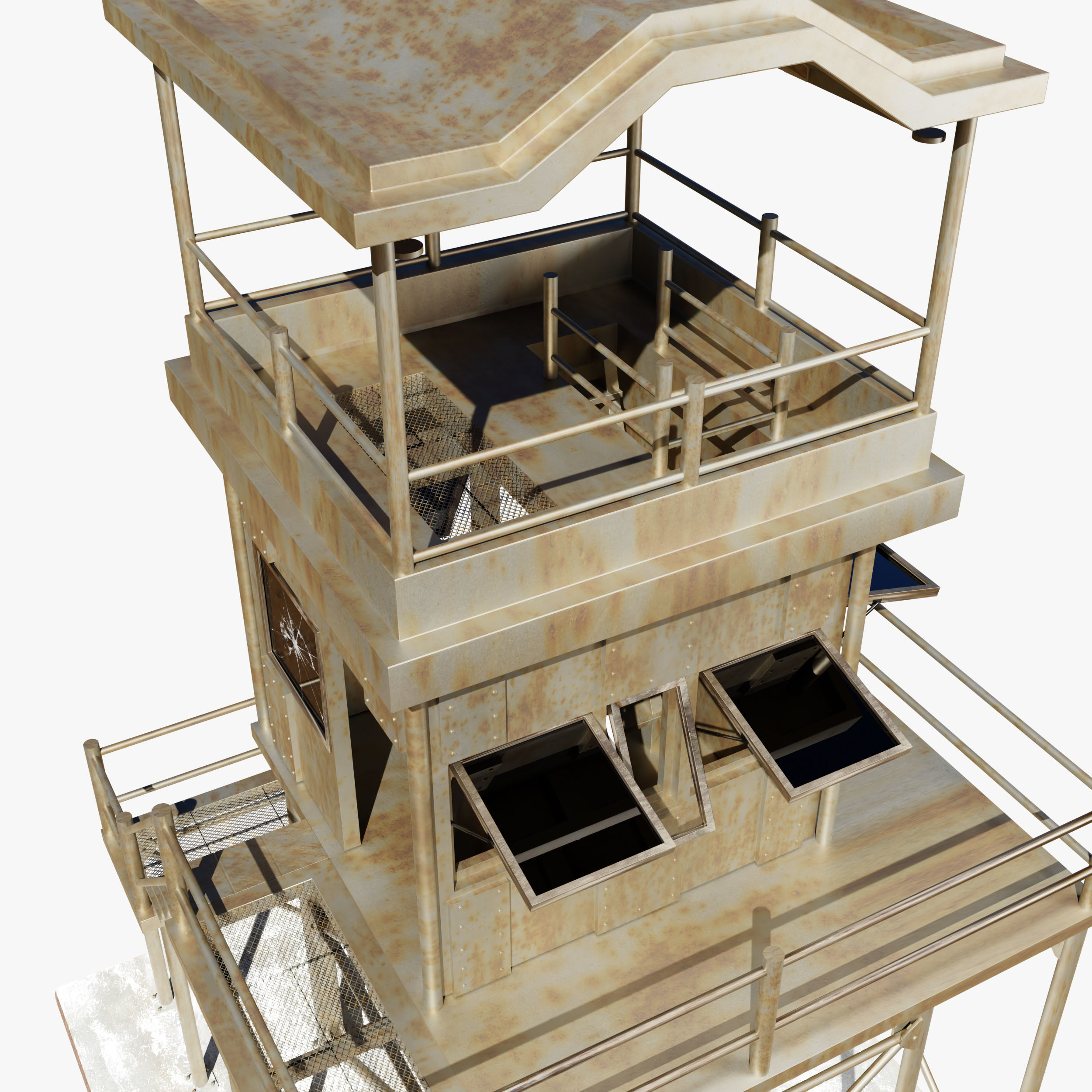 Military Tower 3D model | CGTrader