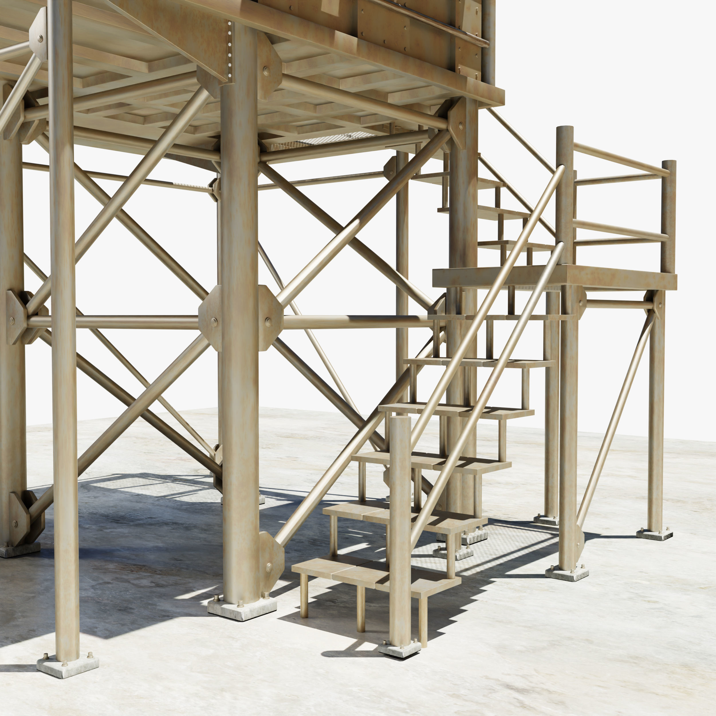 Military Tower 3D model | CGTrader