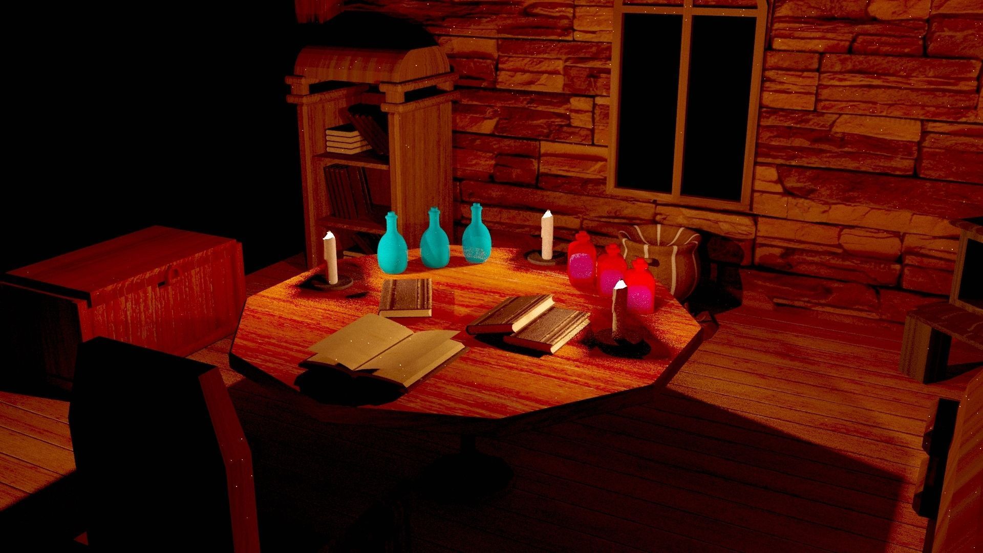 Wizard Room 3D model | CGTrader
