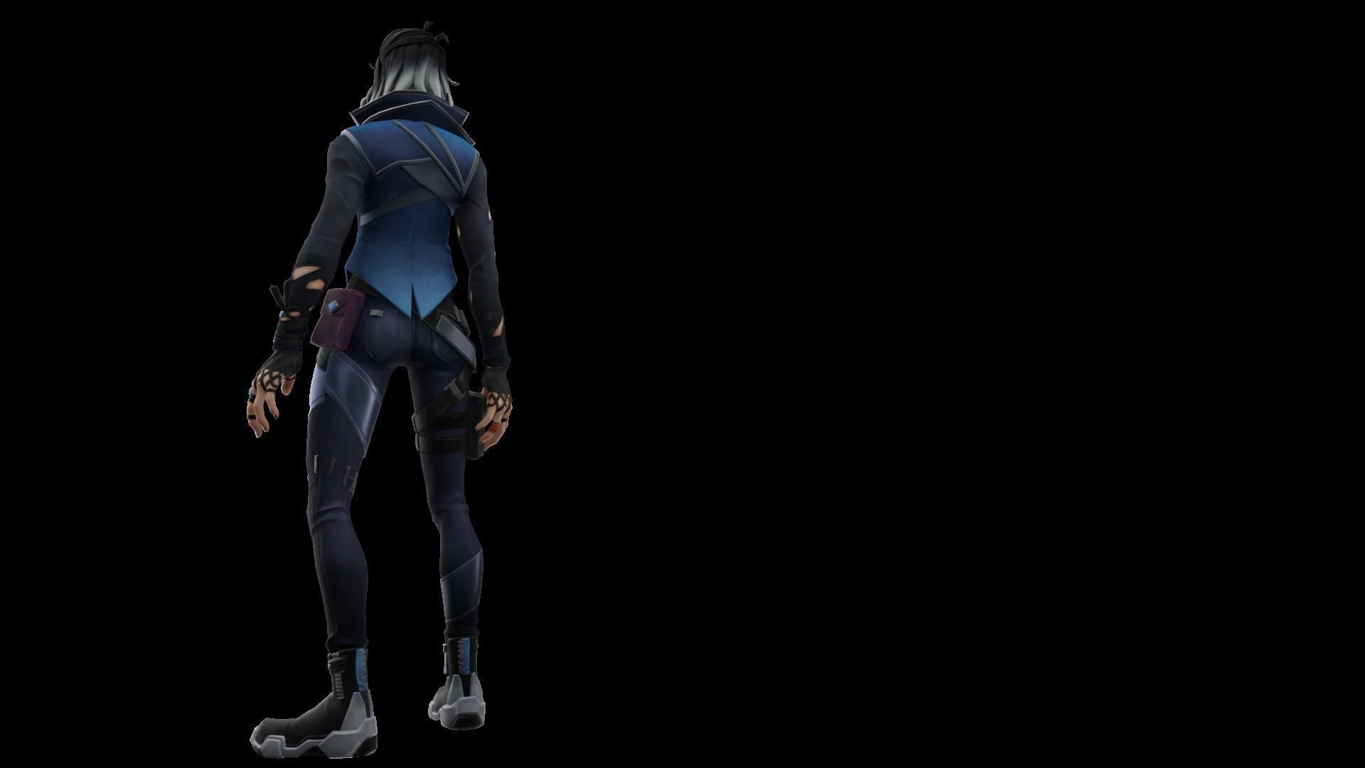 Fade Valorant Character Rig Blender 3D model rigged | CGTrader