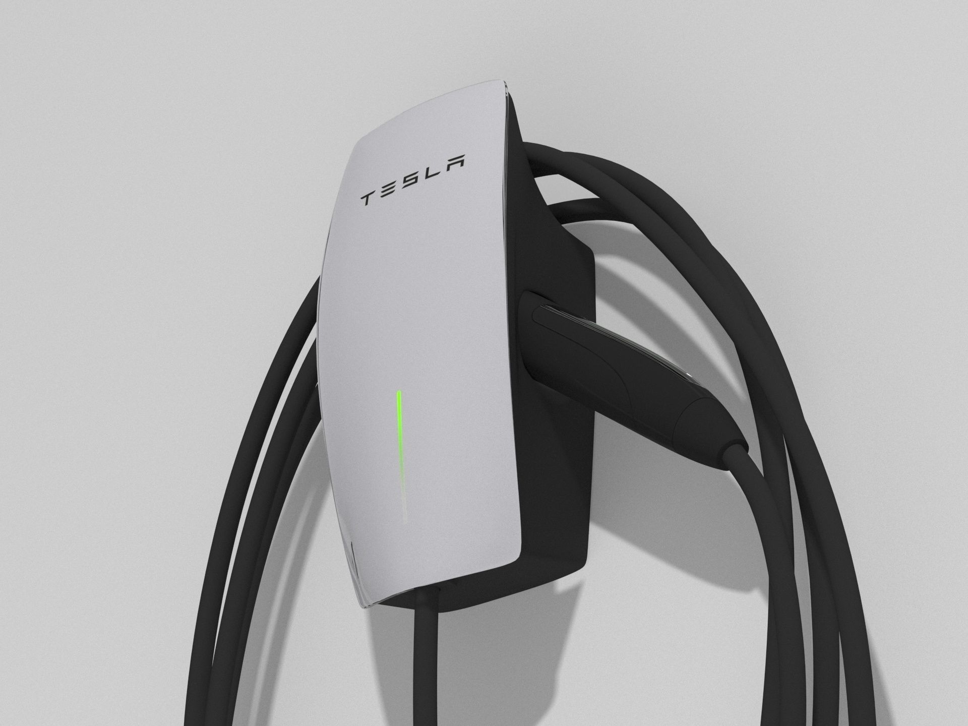 3D model Tesla Wall Connector Gen 3 VR / AR / low-poly | CGTrader