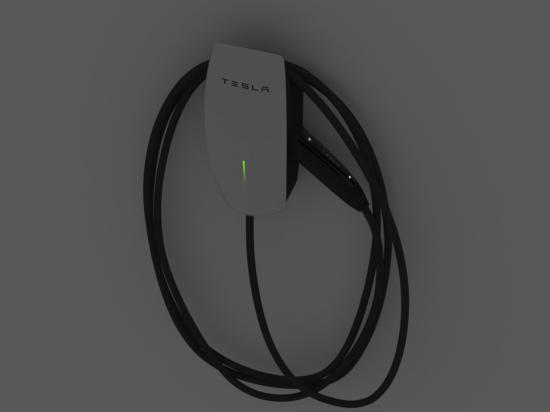 3D model Tesla Wall Connector Gen 3 VR / AR / low-poly | CGTrader