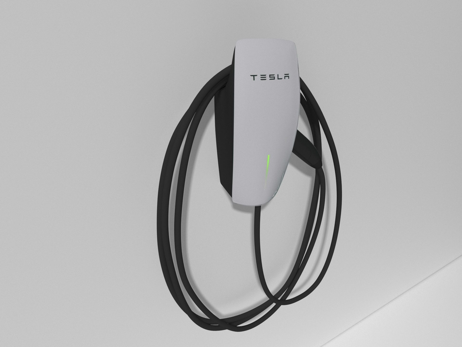 3D model Tesla Wall Connector Gen 3 VR / AR / low-poly | CGTrader
