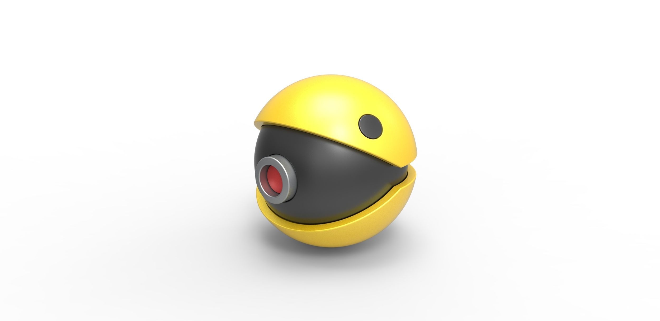 Pac-Man orb 3D model 3D printable | CGTrader