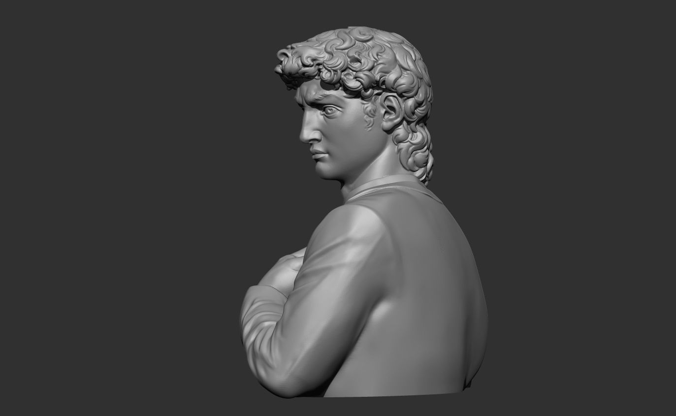 David Statue with Suit Printable 3D model 3D printable | CGTrader